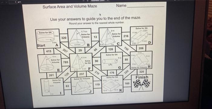 Use your answers to guide you to the end of the maze. | Chegg.com