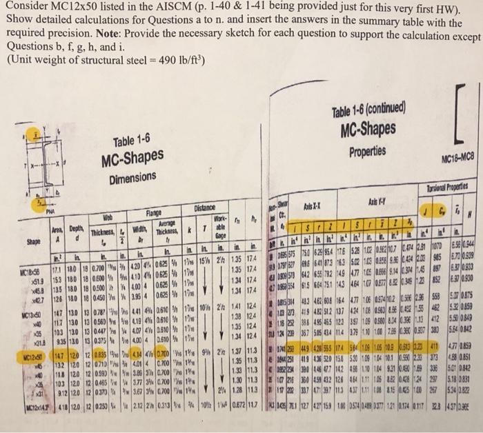 Solved Show detailed calculations for Questions a to n. and | Chegg.com