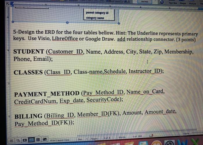 Solved 1-On the EMPLOYEE table and the DEPARTMENT table. | Chegg.com