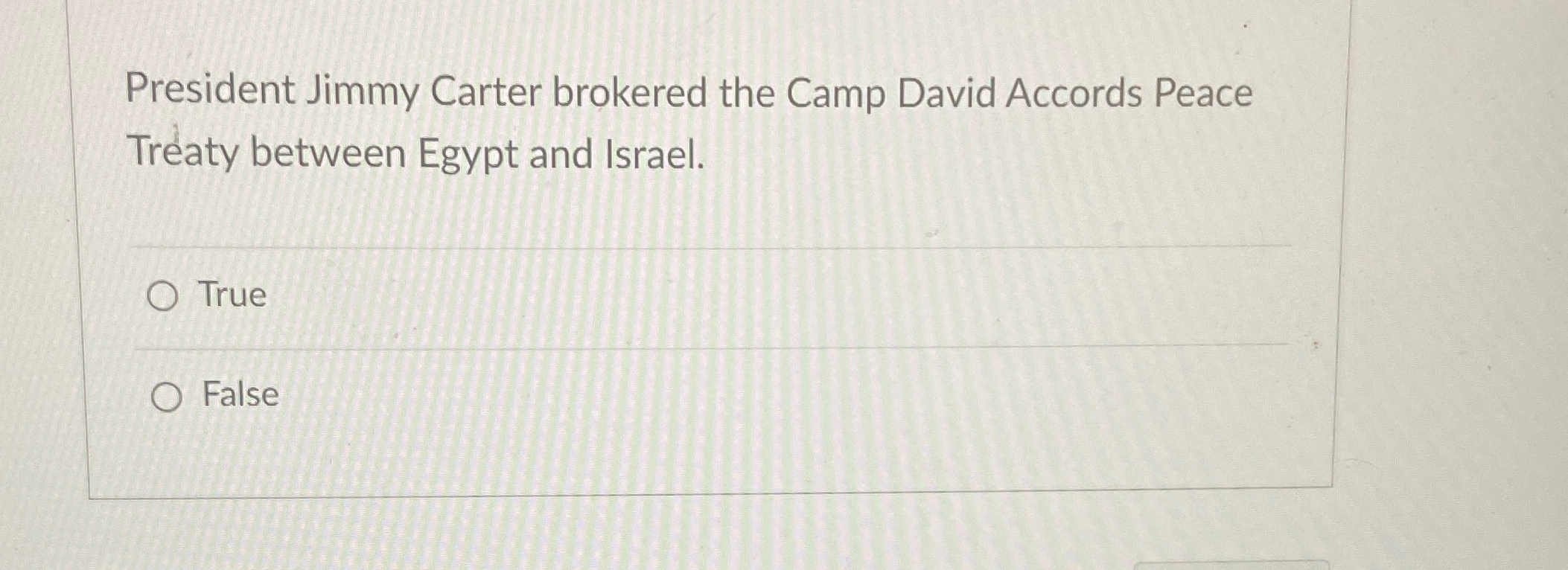 Solved President Jimmy Carter brokered the Camp David | Chegg.com