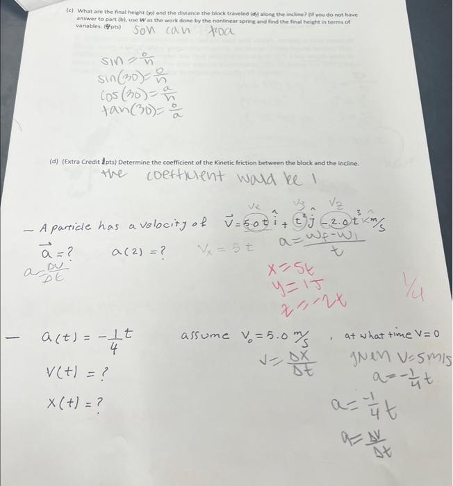 2. A 0.500 kg block rests on a horizontal | Chegg.com