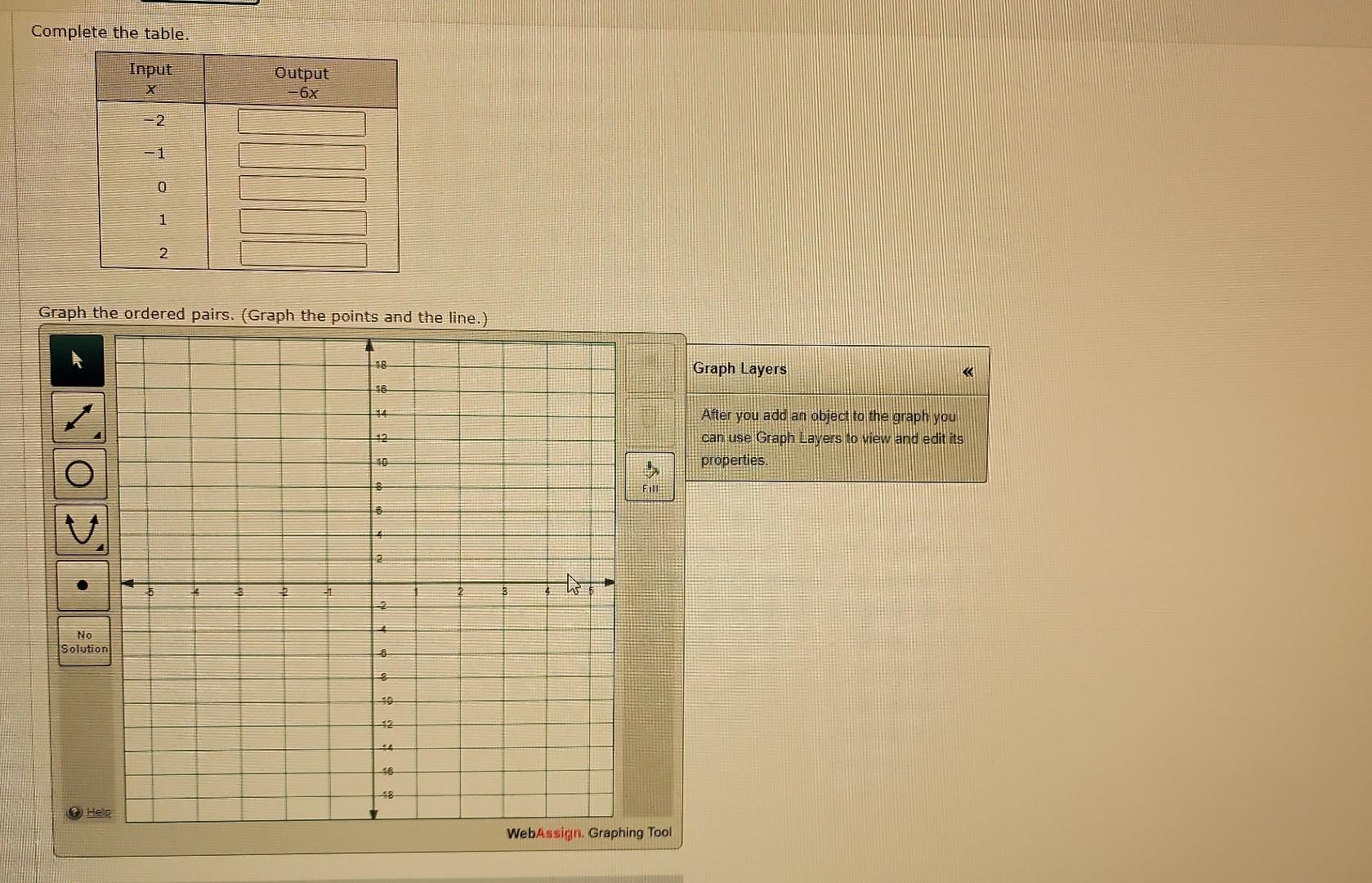 Solved Complete the table. Graph the ordered pairs. (Graph | Chegg.com