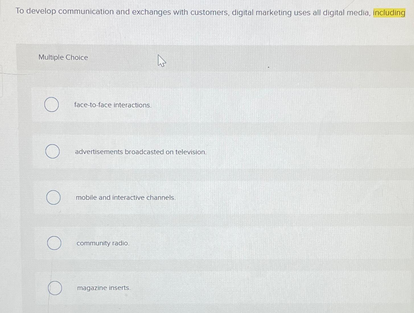Solved To develop communication and exchanges with | Chegg.com