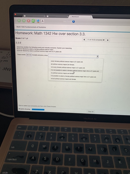 Solved Blackboard Á Math 1342 Fundamentals of Statistics | Chegg.com