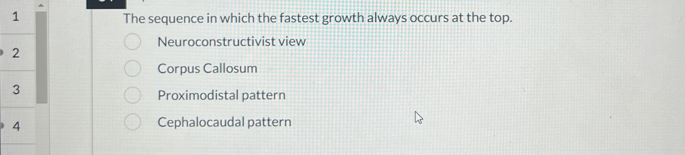 Solved The sequence in which the fastest growth always | Chegg.com