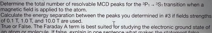 Solved Determine the total number of resolvable MCD peaks | Chegg.com