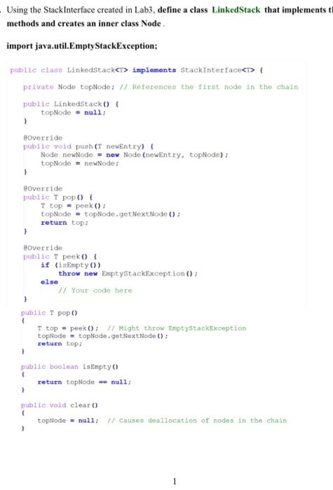 3. Write java tester code to find the contents of the | Chegg.com