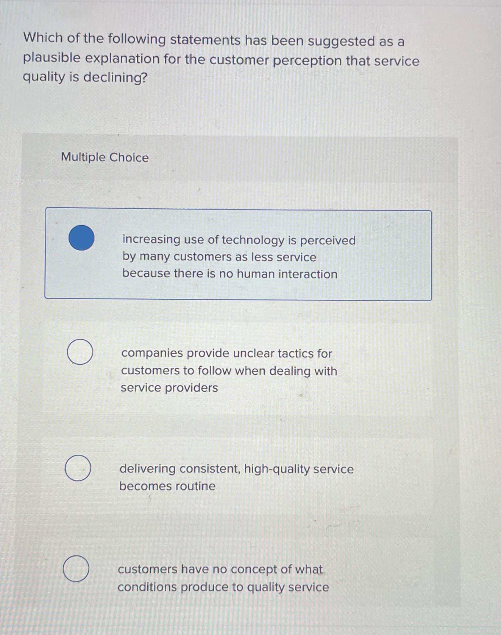 Solved Which of the following statements has been suggested | Chegg.com