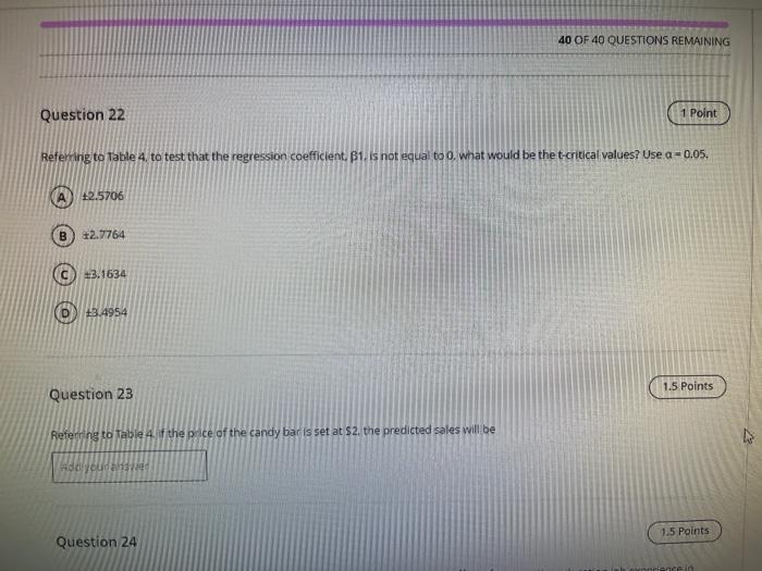 Solved A candy bar manufacturer is interested in trying to | Chegg.com