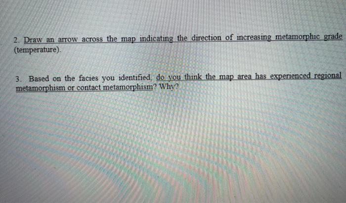 Solved GEOL 201: Igneous and Metamorphic Petrology Isograd | Chegg.com