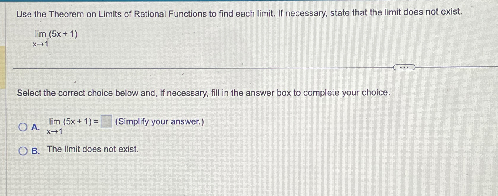 Solved Use the Theorem on Limits of Rational Functions to | Chegg.com