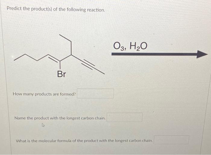 Solved Predict the product(s) of the following reaction. O2, | Chegg.com