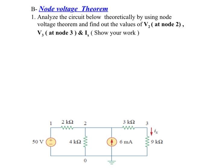 Solved 1. Analyze the circuit below theoretically by using | Chegg.com