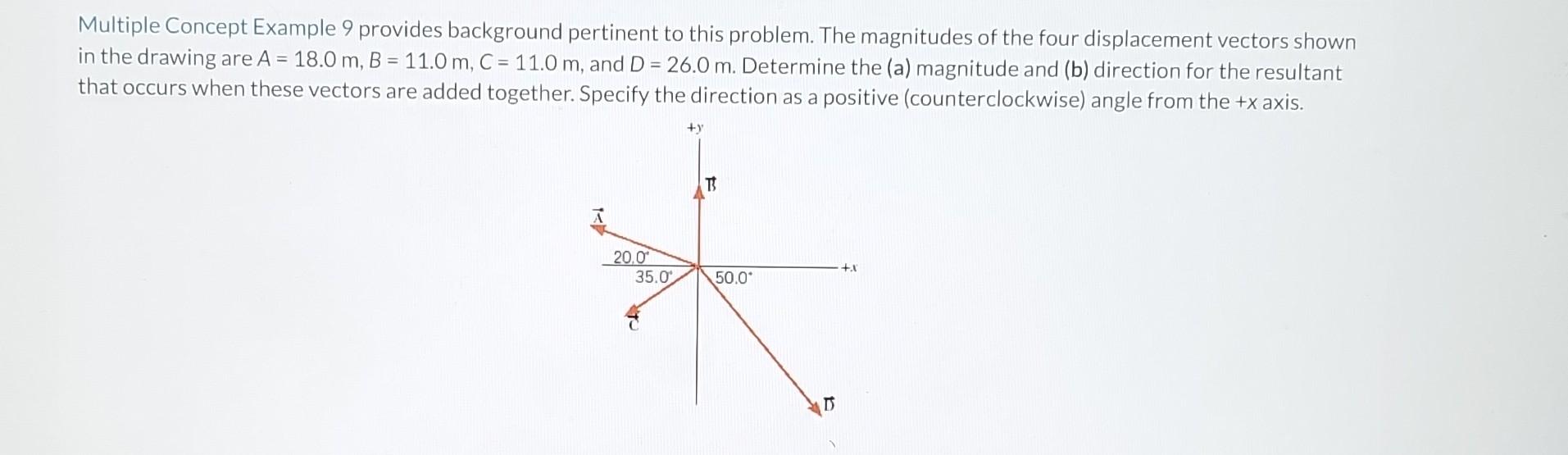 Solved Multiple Concept Example 9 provides background | Chegg.com