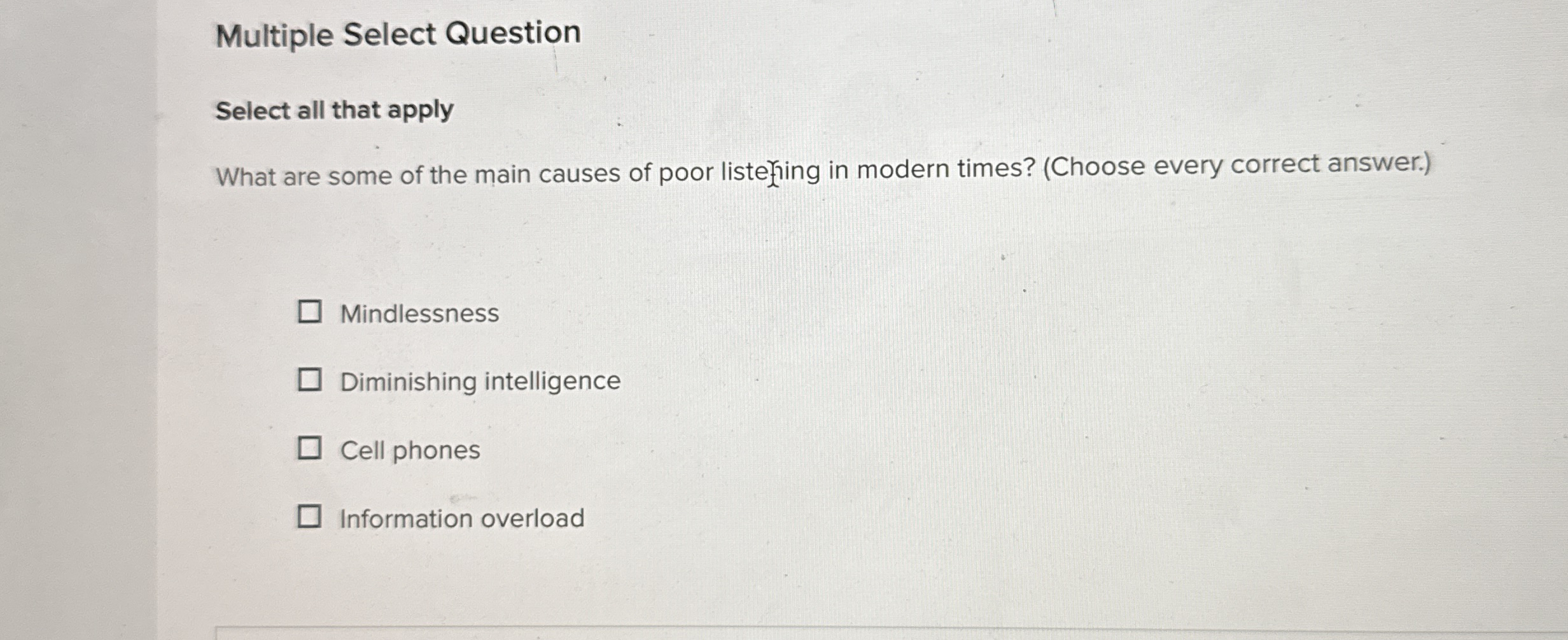 Solved Multiple Select QuestionSelect all that applyWhat are | Chegg.com