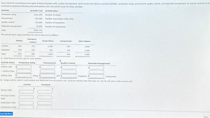 Solved \begin{tabular}{|c|c|c|} \hline Activity & Nativity | Chegg.com