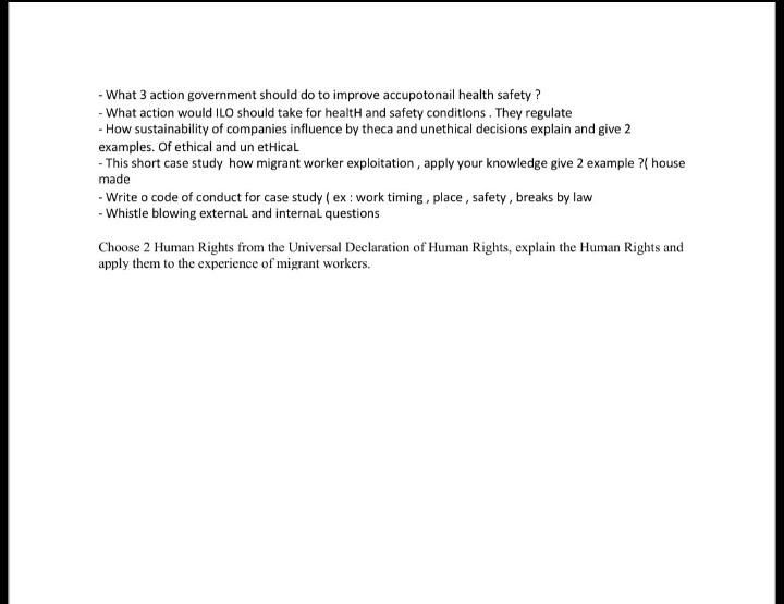 Solved Ambet Yuson is General Secretary of Building and Wood | Chegg.com