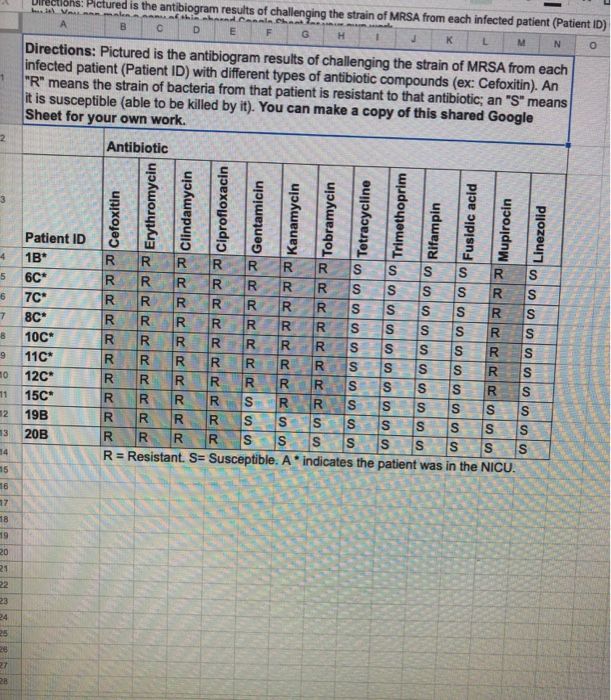 Solved does the antibiogram data represent the phenotype or | Chegg.com