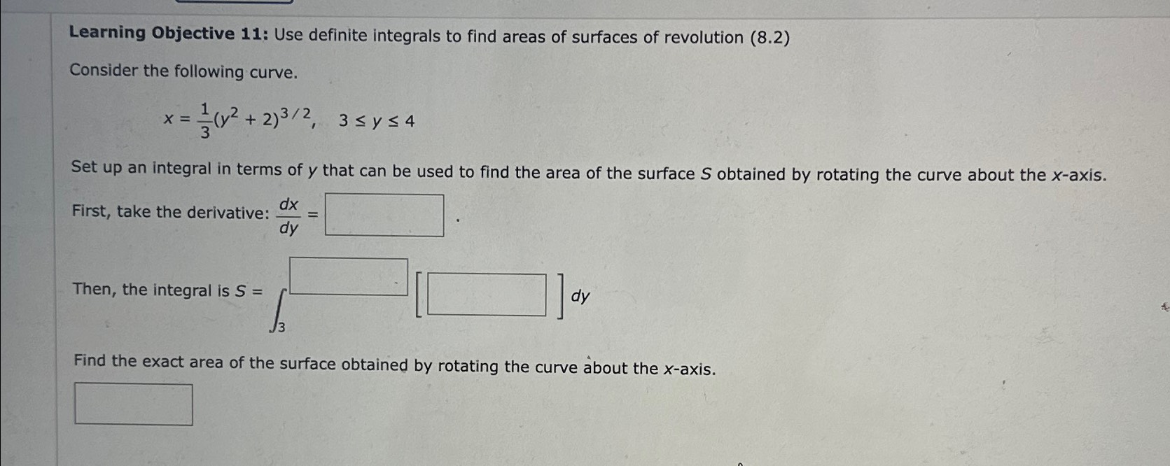 Solved Learning Objective 11: Use definite integrals to find | Chegg.com