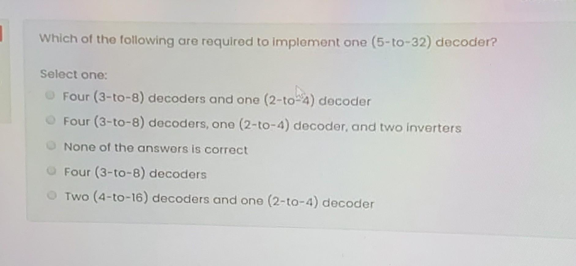 Solved 1 Which of the following are required to implement | Chegg.com