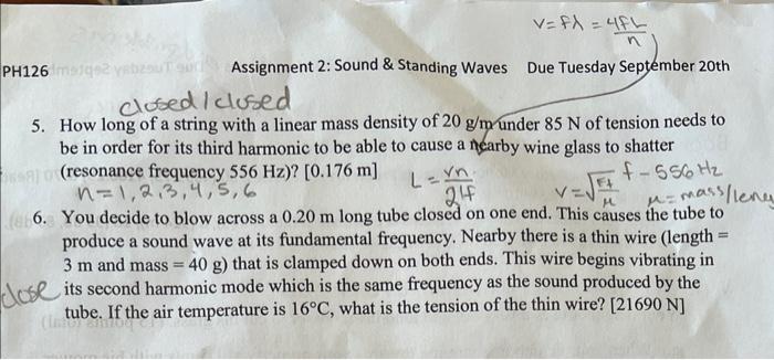 Solved How long of a string with a linear mass density of | Chegg.com
