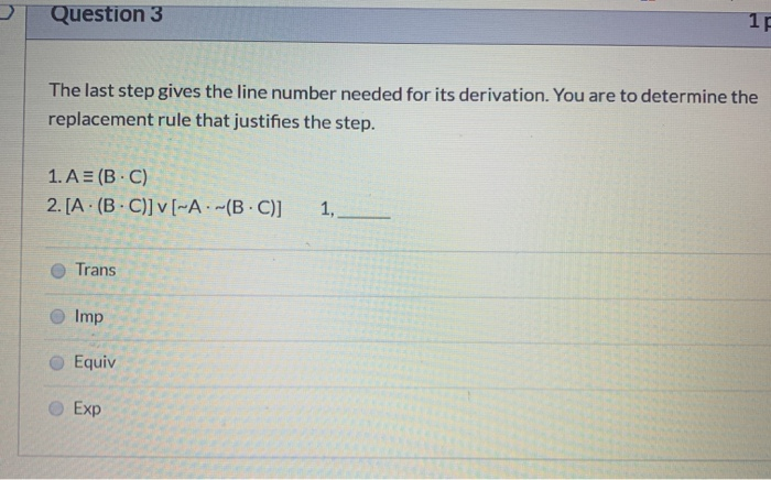 Solved Question 3 The last step gives the line number needed | Chegg.com