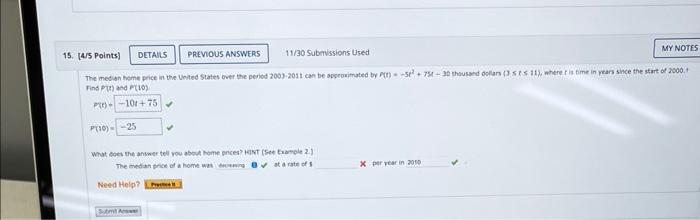 Solved find P(R) and P(10). p(t)= P(10)= What eot the answer | Chegg.com