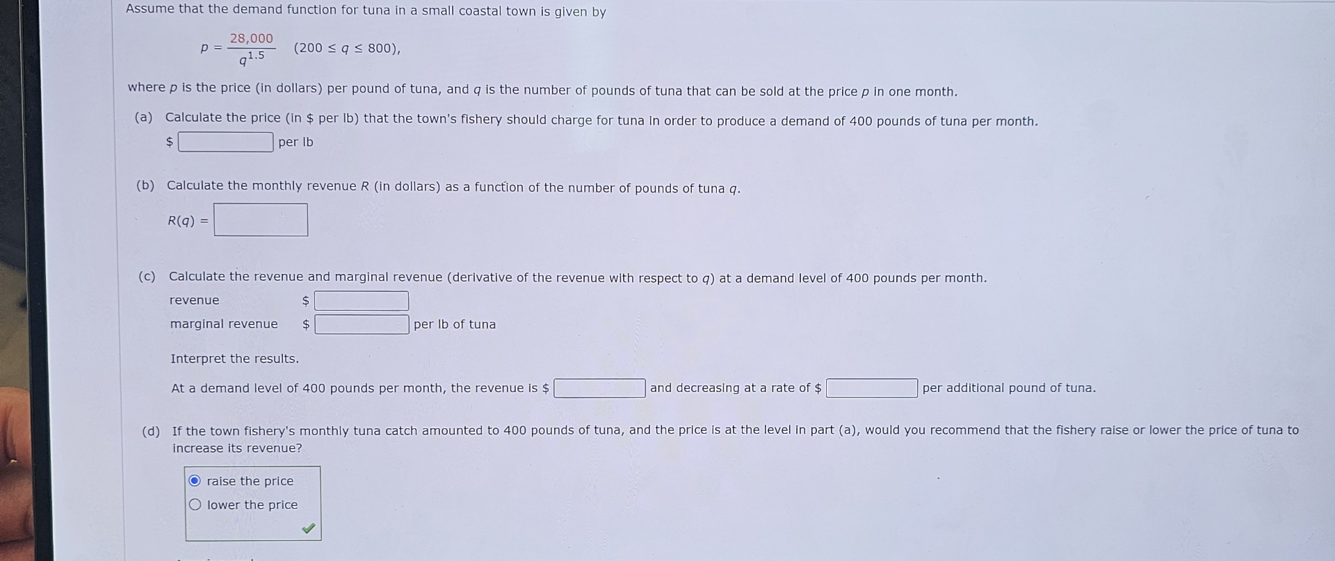 Solved How to solve all the parts of the probem in the | Chegg.com