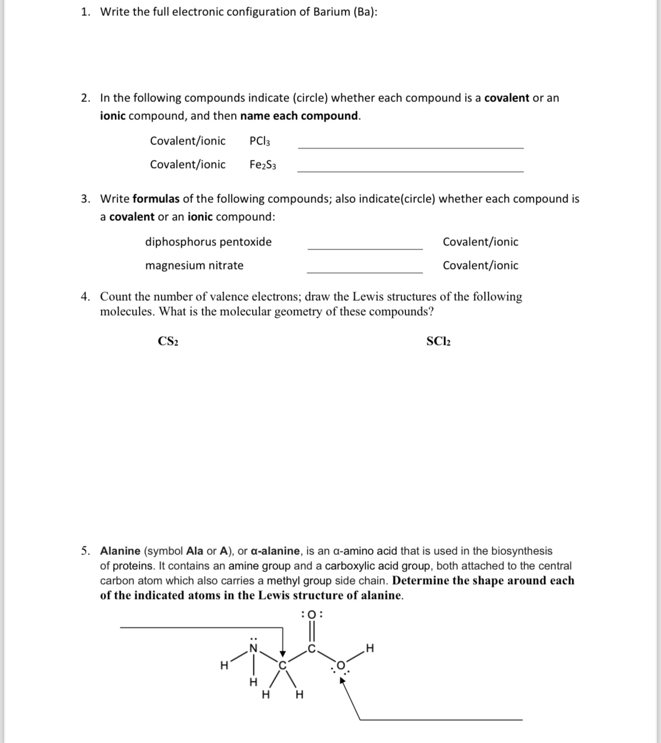 Solved Write the full electronic configuration of Barium | Chegg.com