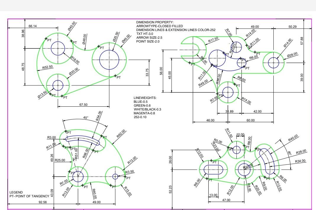 how do you do this in autocad ? | Chegg.com