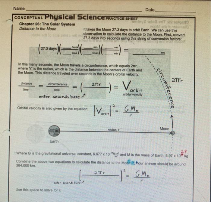 Solved Name Date CONCEPTUAL Physical ScienCE PRACTICE SHEET | Chegg.com
