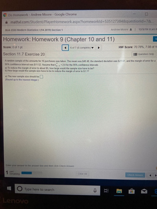 Solved Do Homework - Andrew Moore - Google Chrome | Chegg.com