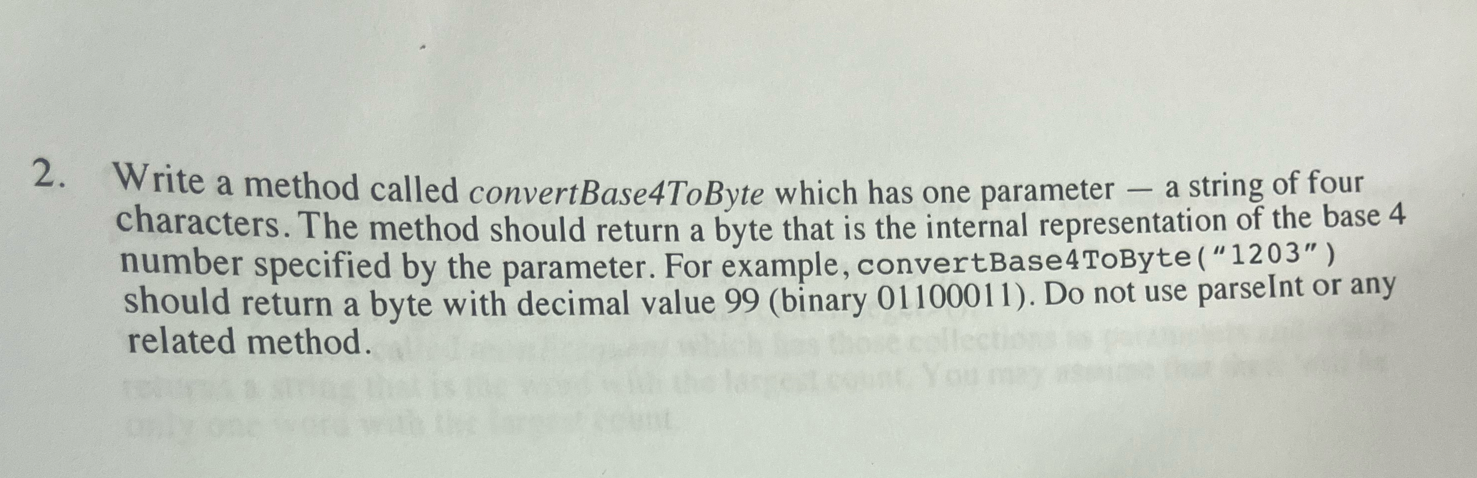 Solved In Java please! Write a method called | Chegg.com