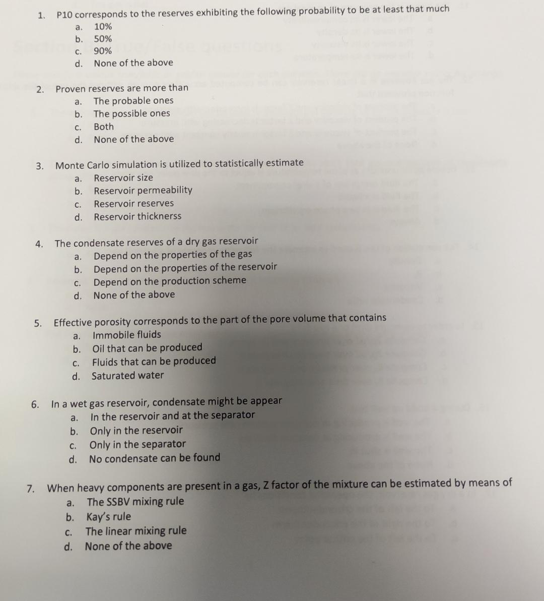 Solved P10 corresponds to the reserves exhibiting the | Chegg.com