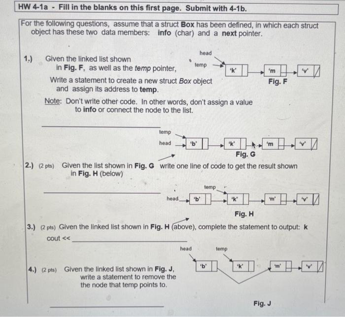 Solved For The Following Questions Assume That A Struct Box