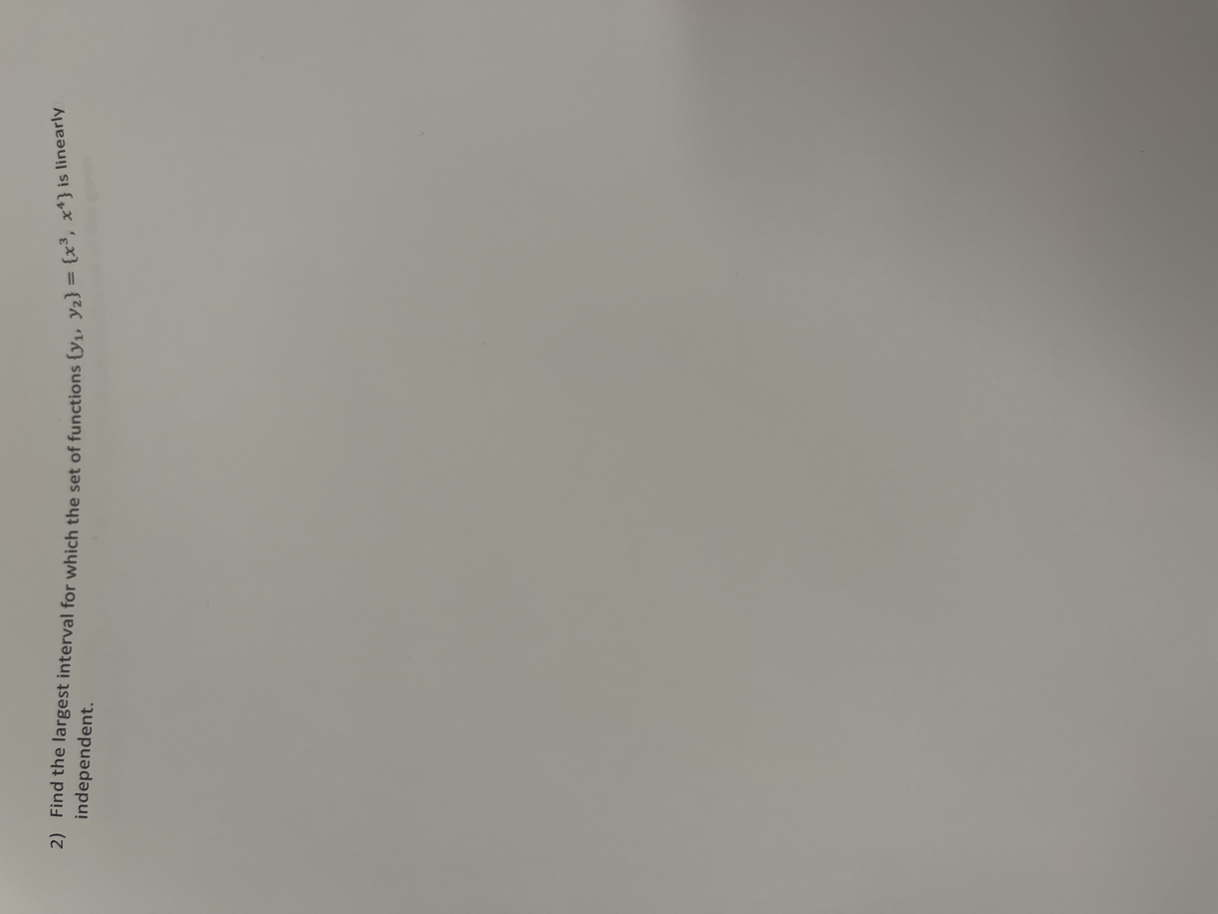 Solved Find the largest interval for which the set of | Chegg.com