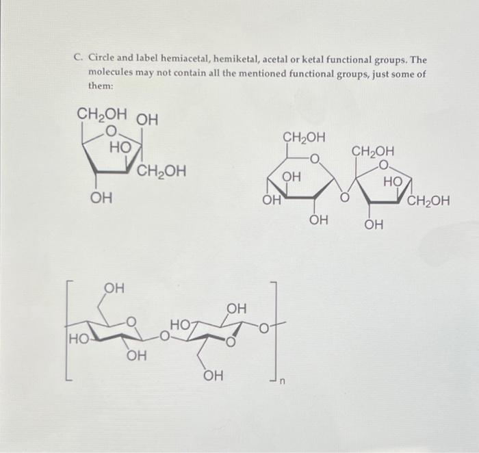 Solved I'm having trouble finding these funtional groups | Chegg.com