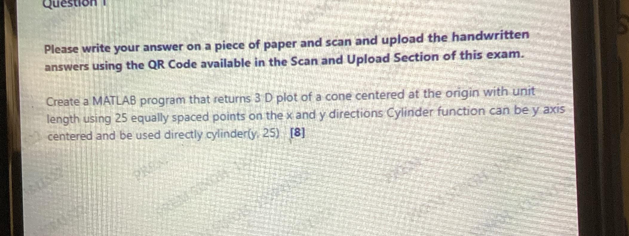 Solved Please write your answer on a piece of paper and scan | Chegg.com