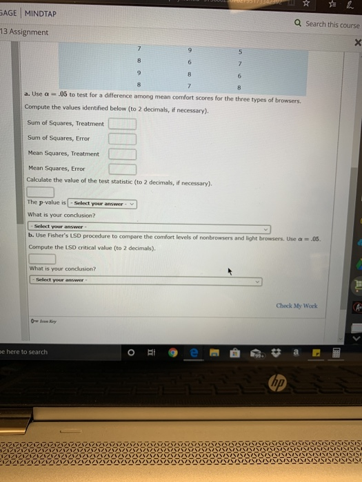 Solved: E MINDTAP Q Search This Course Assignment In A Stu... | Chegg.com
