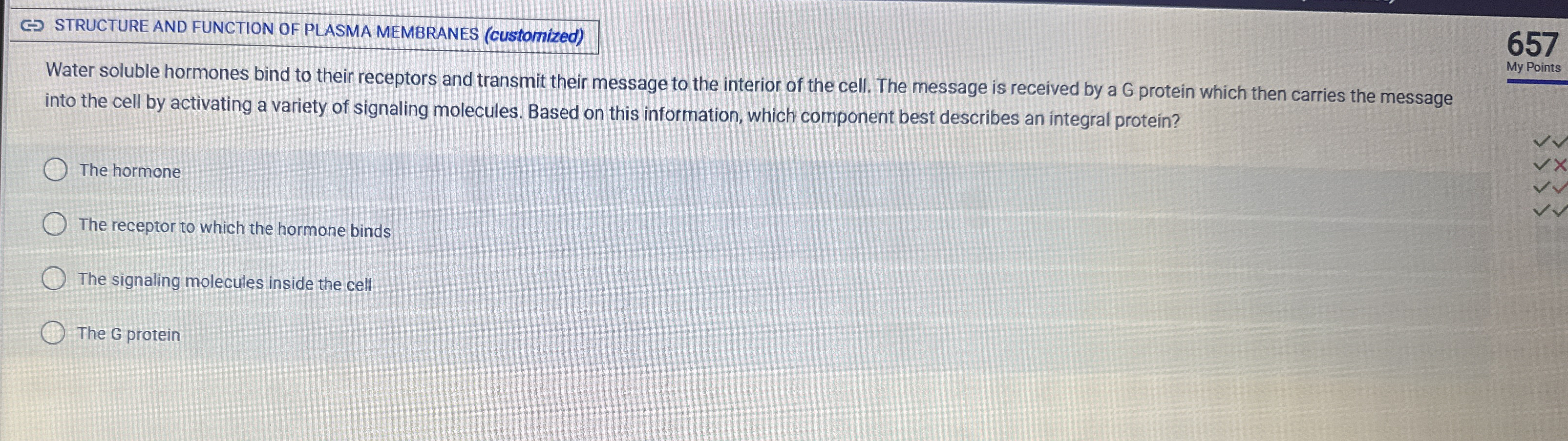 Solved STRUCTURE AND FUNCTION OF PLASMA MEMBRANES | Chegg.com