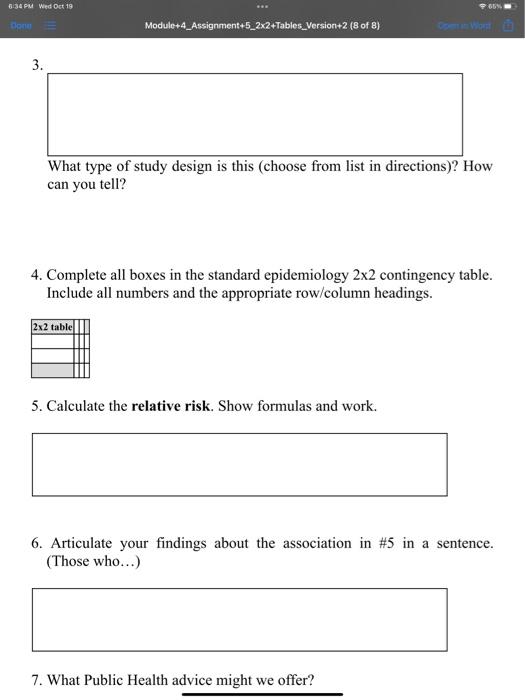 Solved Directions: Answer the questions for the following 3 | Chegg.com