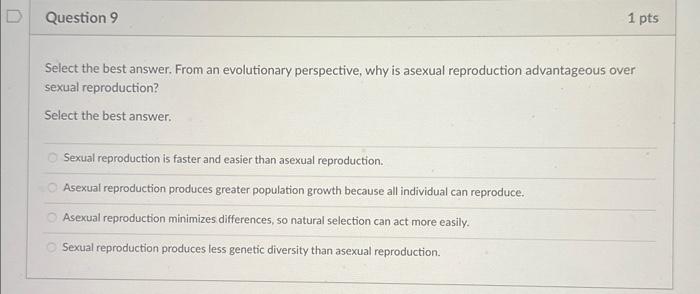 Solved Select the best answer. From an evolutionary | Chegg.com