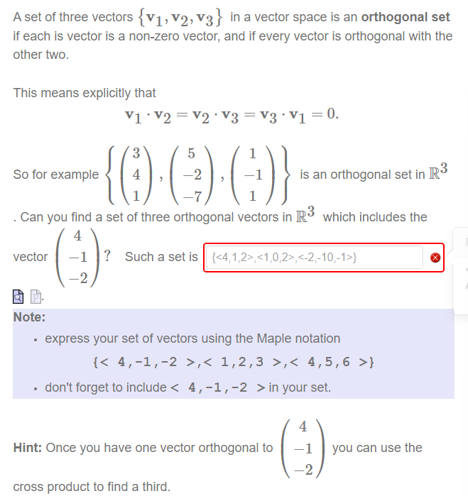 A set of three vectors {v1,v2,v3} ﻿in a vector space | Chegg.com