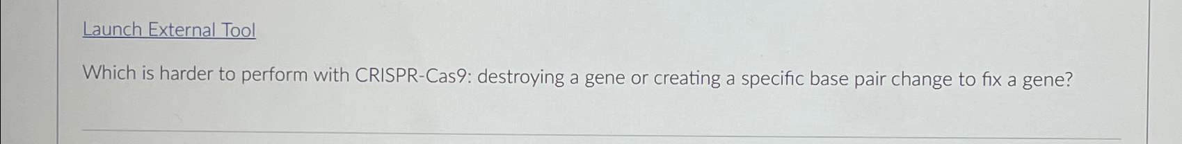 Solved Launch External ToolWhich is harder to perform with | Chegg.com