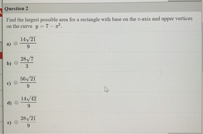 Solved Question 1 A A rectangular garden 1800 square feet in | Chegg.com