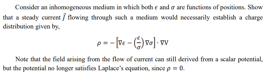 Solved Consider an inhomogeneous medium in which both εlon | Chegg.com