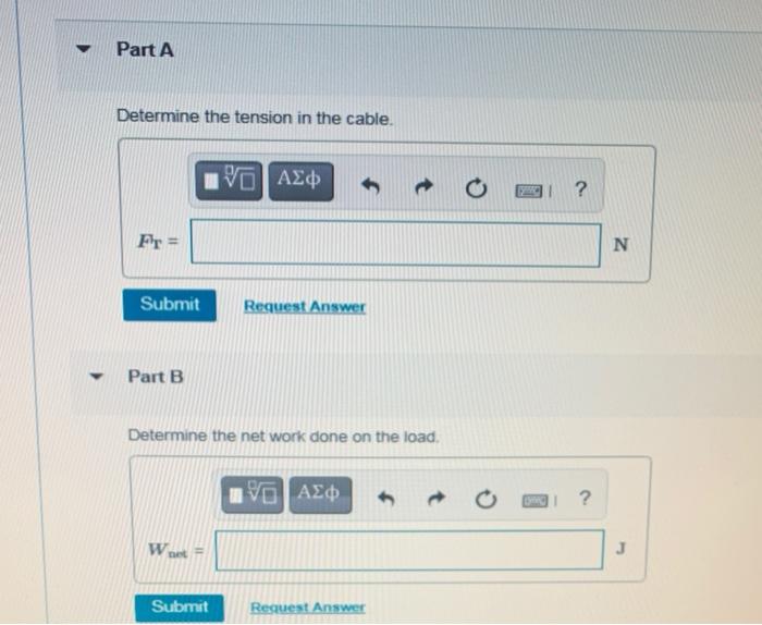 Solved A 270-kg load is lifted 22.0 m vertically with an | Chegg.com