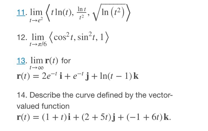 Solved 6. Given the vector-valued function r(t) = {t, t2 + | Chegg.com