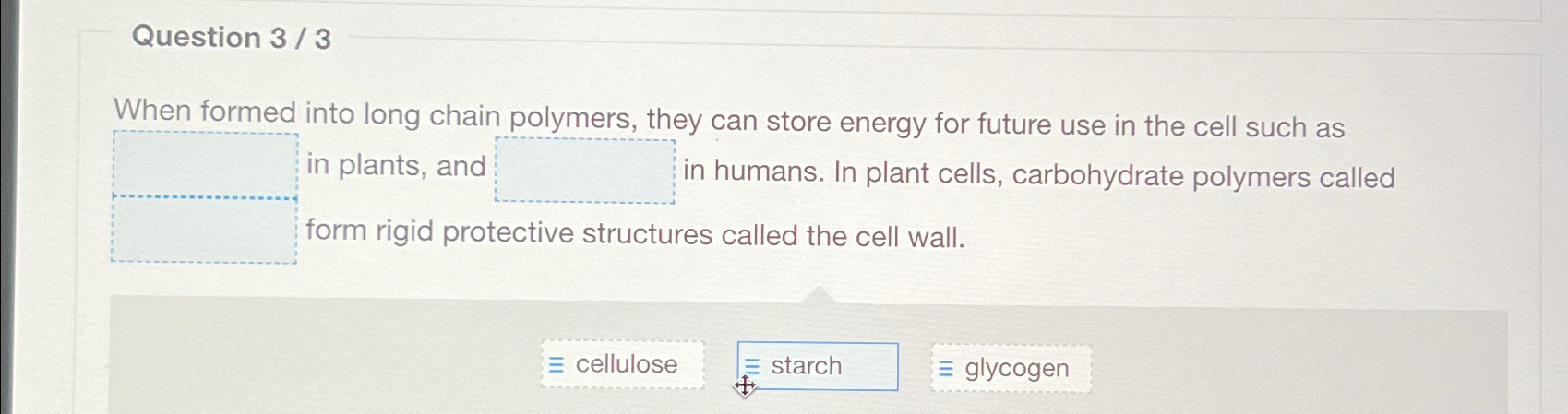 Solved Question 33When formed into long chain polymers, they | Chegg.com