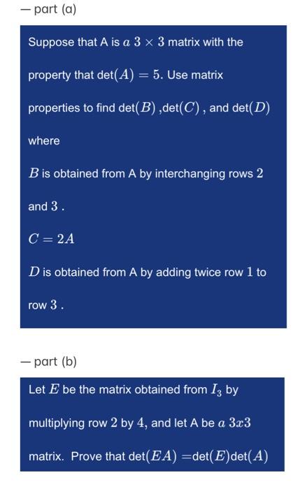 Solved Please answer both parts (part a & part b) for a | Chegg.com